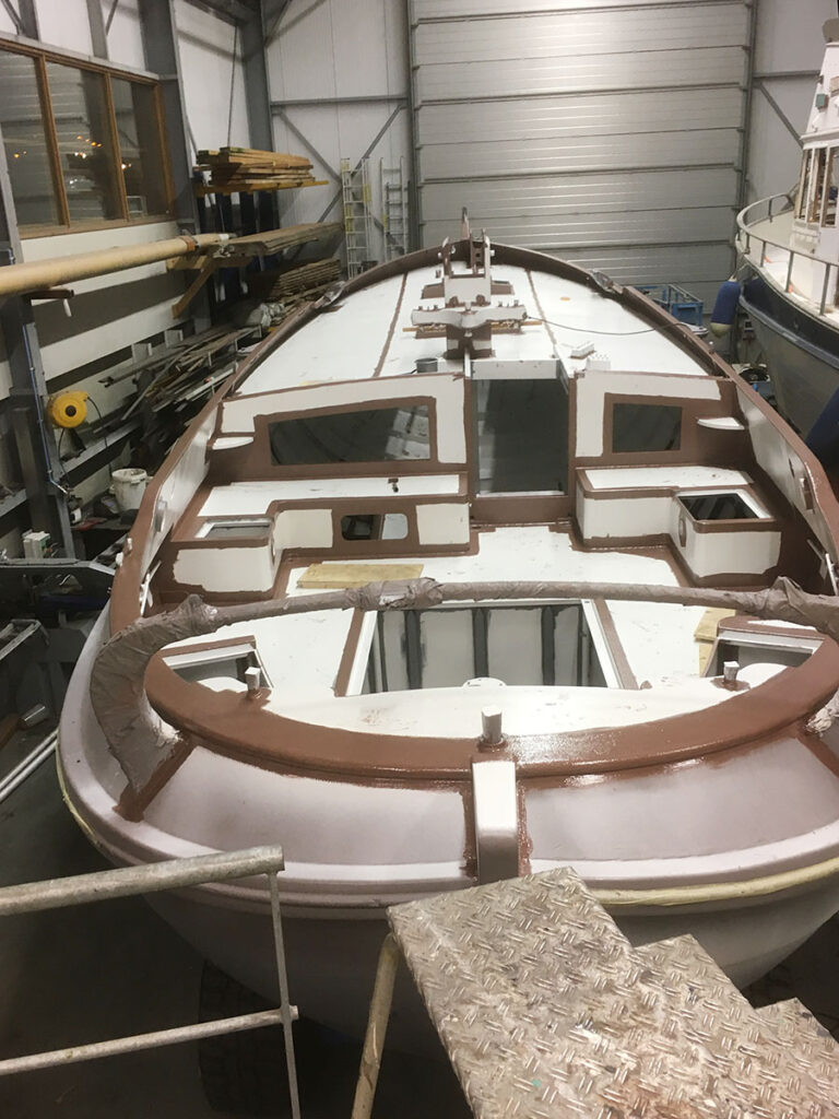 Nieuwbouw visserman aak - Jachtwerf M. van Duivendijk - Tholen